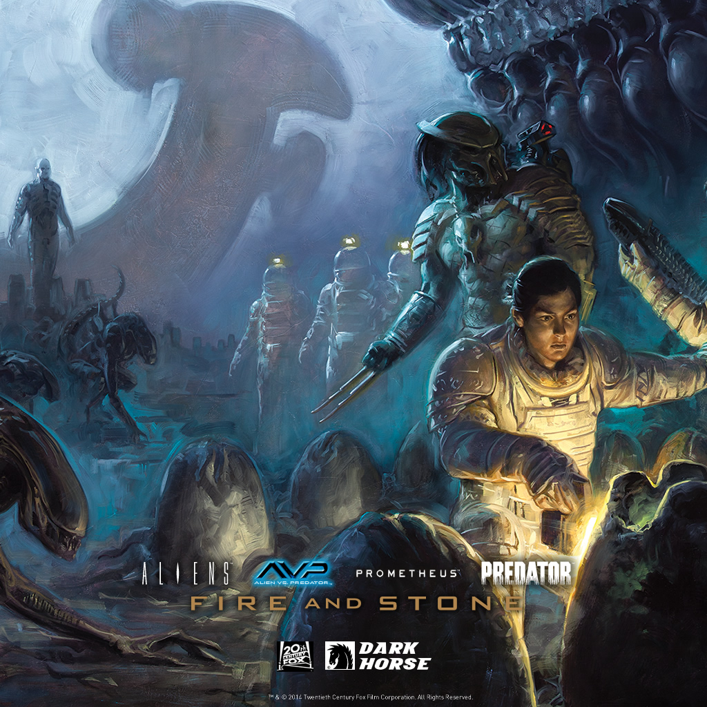 Fire and Stone :: Desktops :: Dark Horse Comics